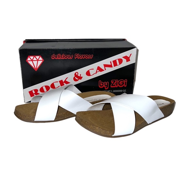 Rock & Candy | Shoes | Rock Candy White Caragan Sandals | Poshmark